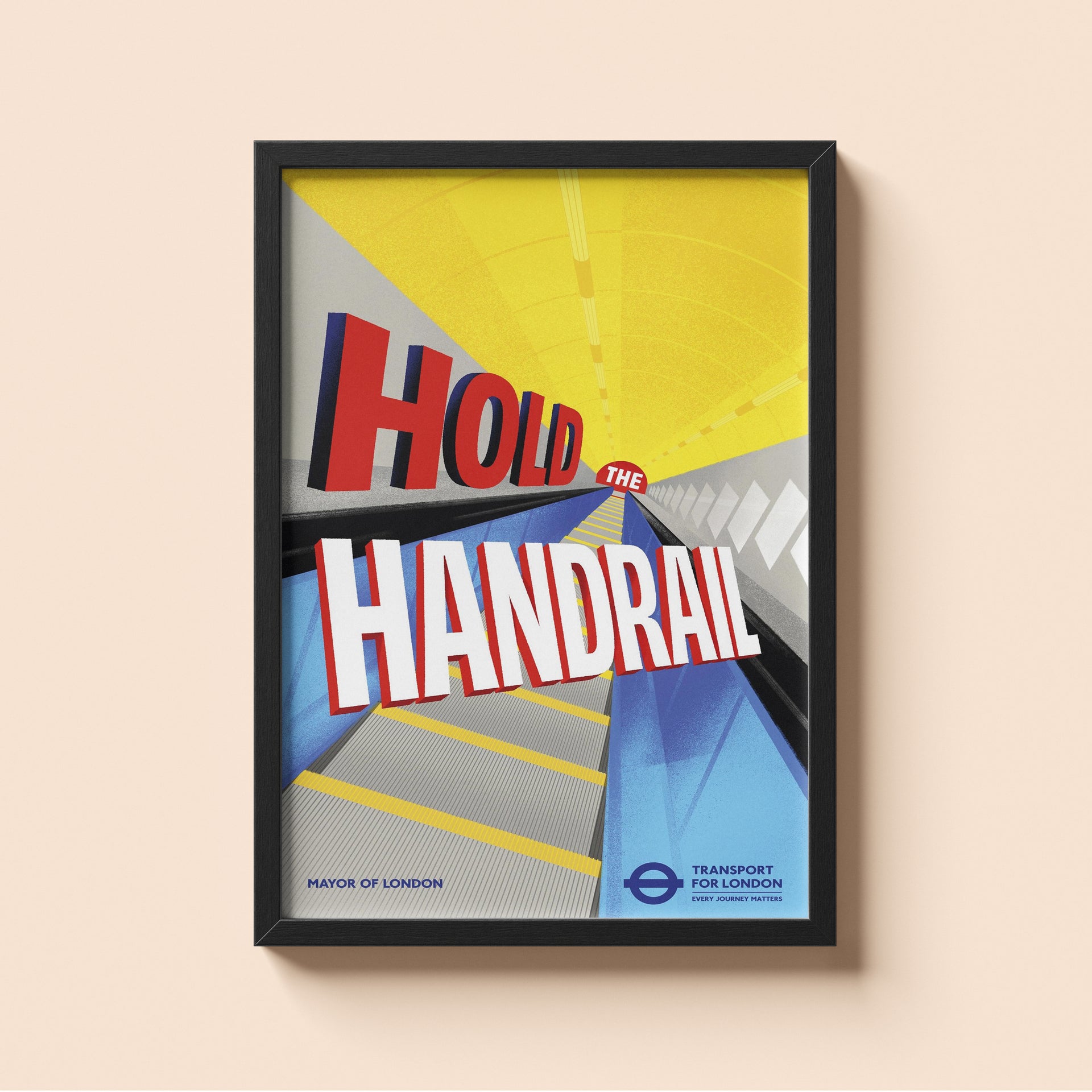 "Hold the Handrail" - Classic Railway Posters – TheHistoryPrint